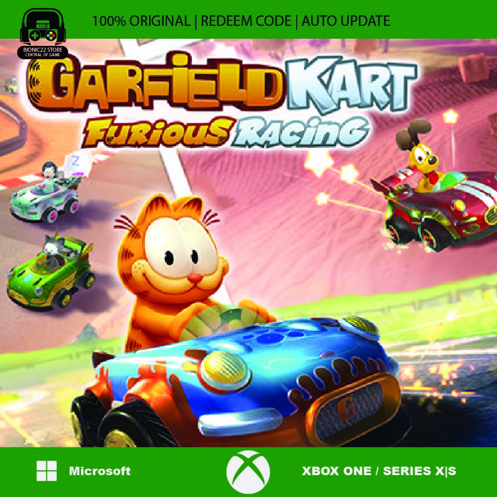 Jual Garfield Kart Furious Racing Xbox One Series X|S Original Redeem ...