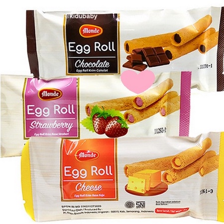 Jual [PROMO!!] Monde Egg Roll 1 Pak isi 10x35 gram - Snack Monde ...