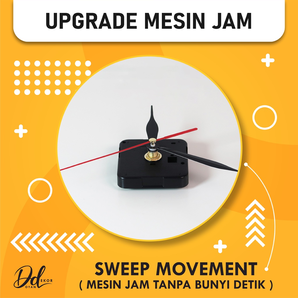 Jual Upgrade Mesin Jam Sweep Movement (Senyap) | Shopee Indonesia