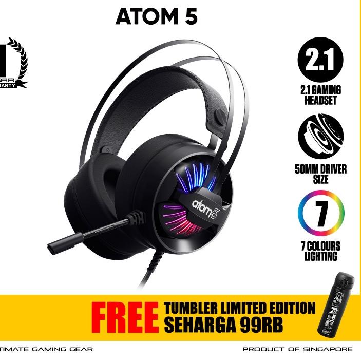 Jual Depan Armaggeddon 2.1 Headset Gaming Atom 5 [ 7 Colour Lightning ...