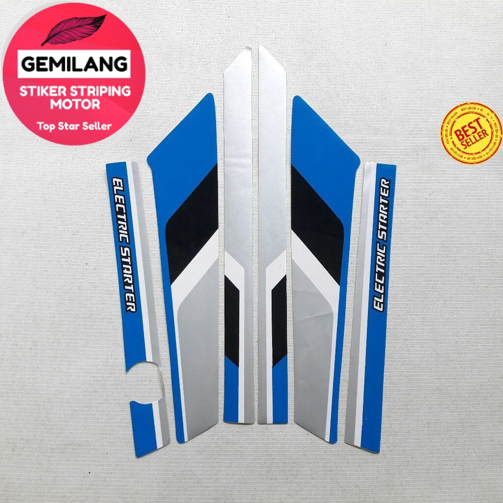 Jual Striping Decal Polet Sticker Honda Astrea prima 1988 electric ...