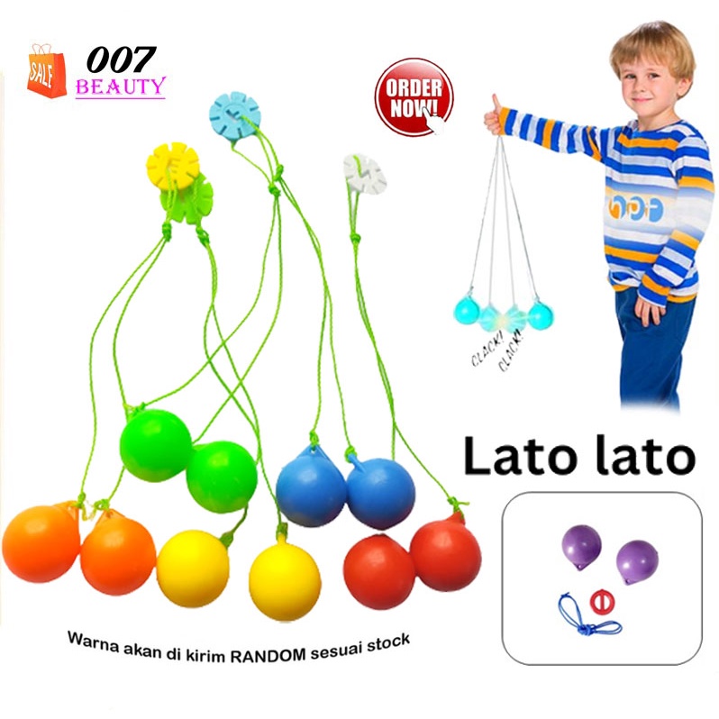 Jual Mainan Anak Viral Latto Latto/Mainan Jadul/Etek Etek/Tok Tok/Viral ...