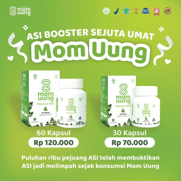 Jual MOMUUNG BOOSTER ASI PELANCAR ASI 30/60 KAPSUL HALAL BPOM HERBAL ...