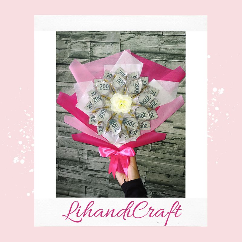 Jual BUCKET UANG MODEL BUNGA BY LIHANDICRAFT | Shopee Indonesia