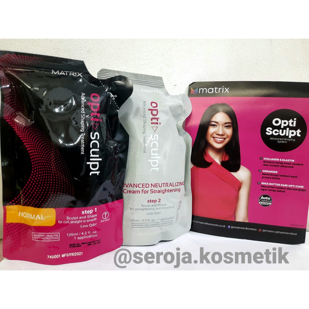 Jual Matrix Opti Sculpt SACHET / Matrix Obat Bonding / Pelurus Rambut ...