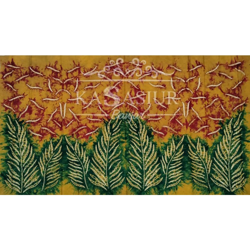 Jual KAIN SASIRANGAN BY KASASIUR BANJAR MOTIF DAUN PAKIS | Shopee Indonesia