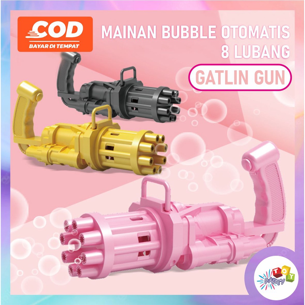 Jual [DISKON]#BG Mainan anak tembakan gelembung busa bubble balon ...