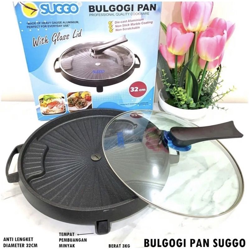 Jual 3kg Panggangan Daging New Bulgogi Pan Grill 32 Cm SUGGO / Alat ...