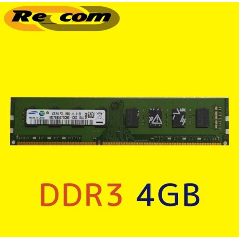 Jual MEMORY RAM DDR3 4GB MERK SAMSUNG PC10600 / PC12800 | Shopee Indonesia