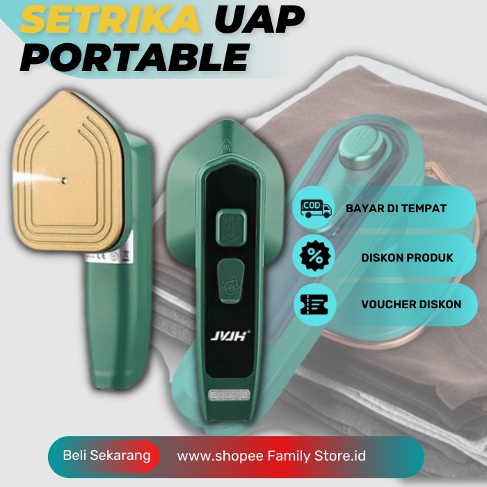 Jual Setrika Uap Mini Setrikaan Portable Strika Uap Traveling Seterika ...