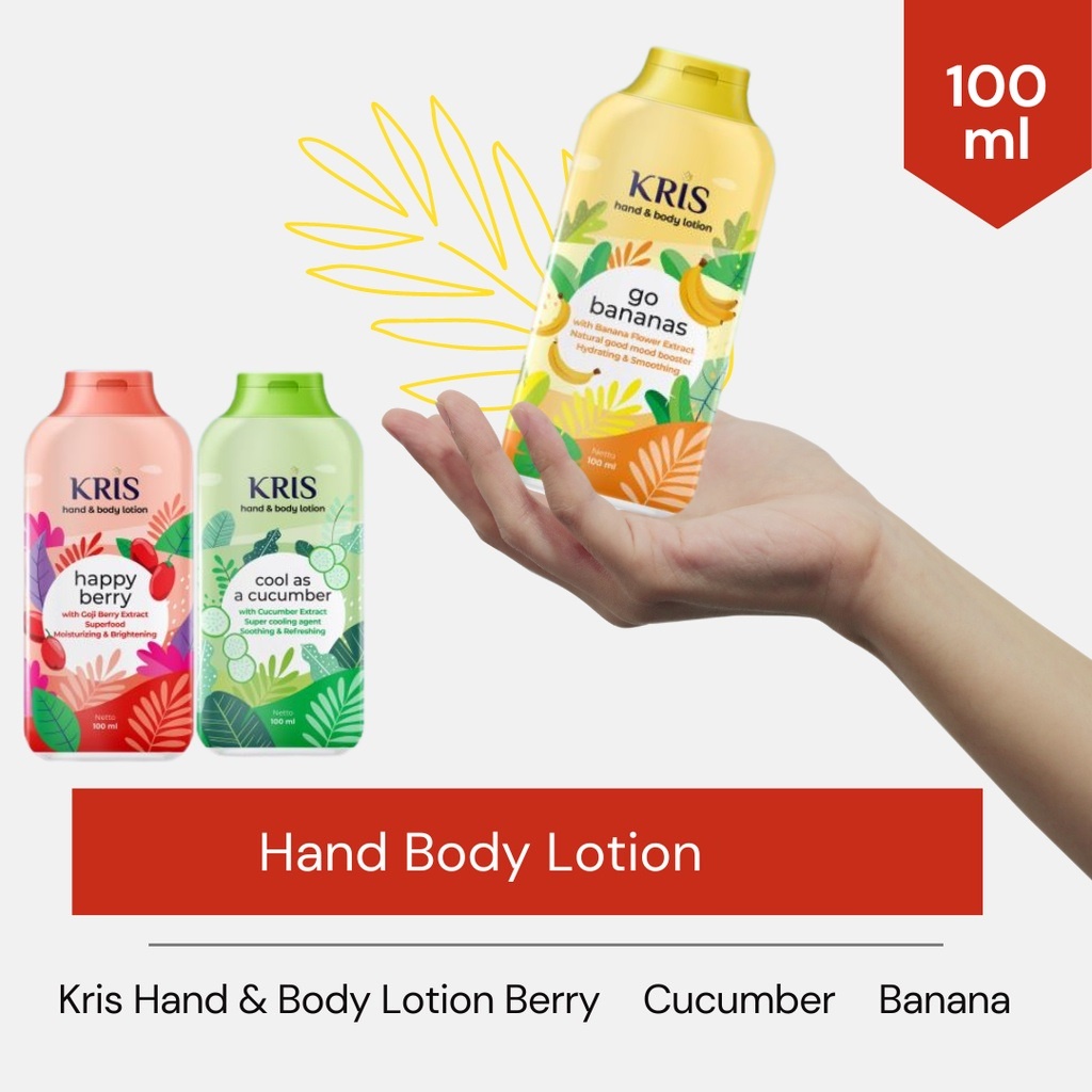 Jual Hand & Body Lotion KRIS Superfood Series 100ml | Shopee Indonesia
