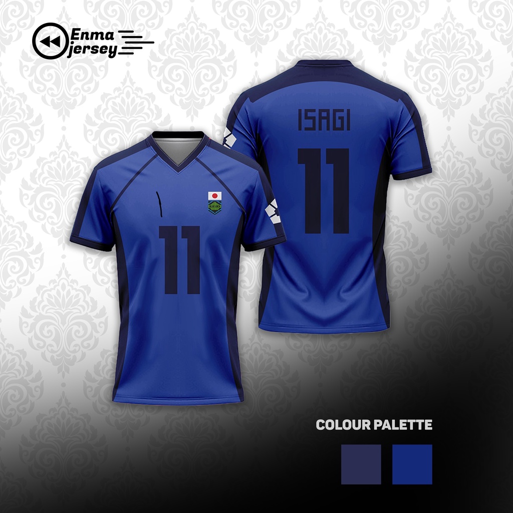 Jual Jersey Anime Blue Lock - Isagi Premium Bisa custom desain full ...