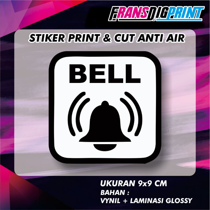 Jual stiker bell , stiker bel, stiker warning | Shopee Indonesia