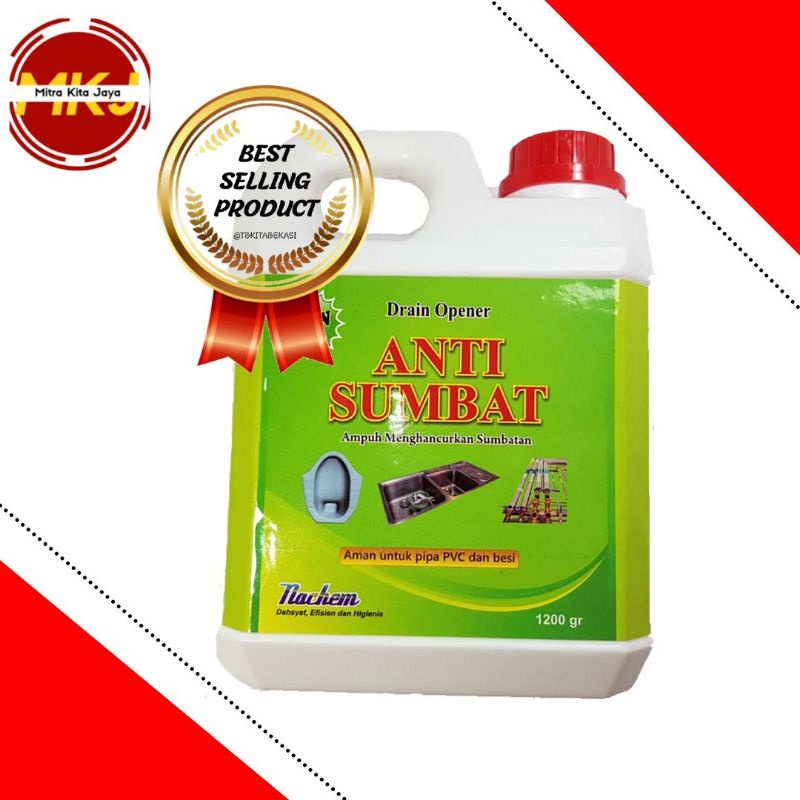 Jual ANTI SUMBAT NACHEM 1200 GRAM - ANTI MAMPET KAMAR MANDI - ANTI ...
