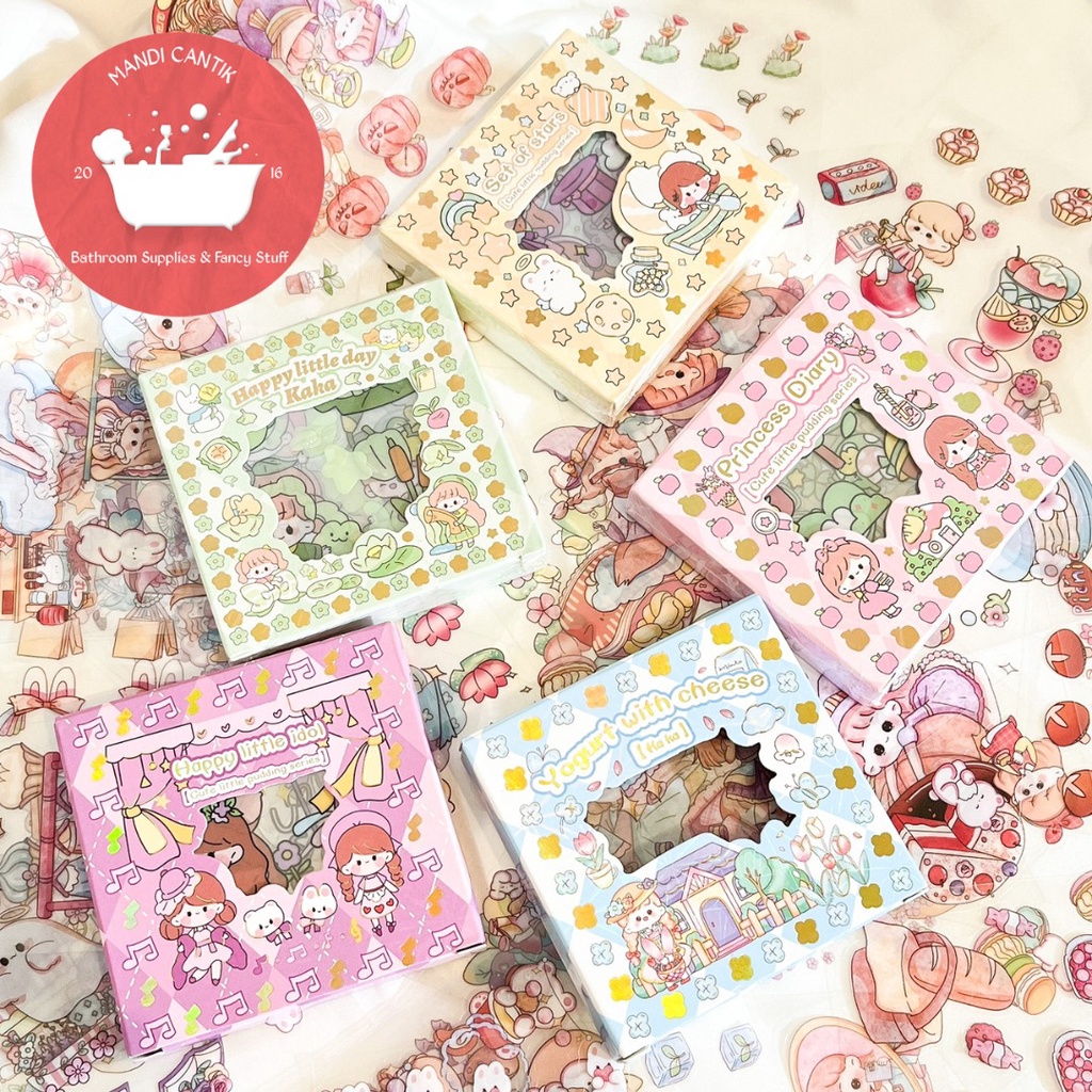 Jual STIKER BOX KECIL ISI 100 BIJI LUCU IMUT KADO UNIK SENMU BOX KECIL ...