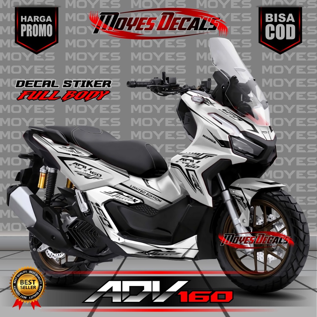 Jual (COD) Decal Stiker Motor ADV 160 Fullbody Variasi Matrixline ...