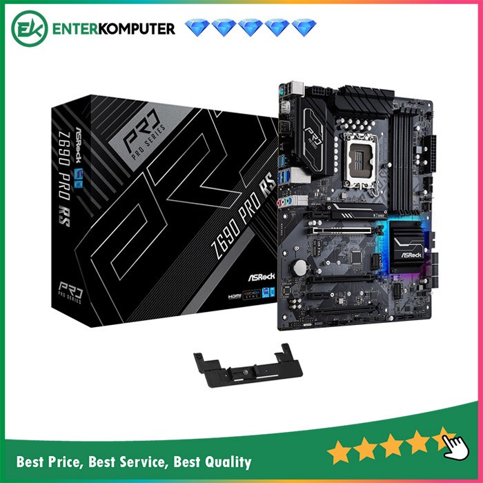 Jual ASRock Z690 Pro RS (LGA1700, Z690, DDR4, USB3.2 Type-C, SATA3 ...