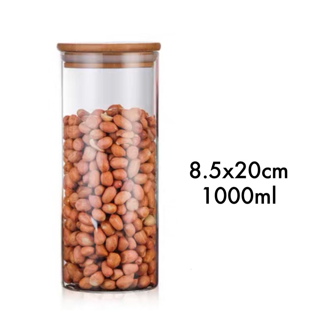 Jual Toples Kaca Kotak Makanan Penutup Kayu | Shopee Indonesia