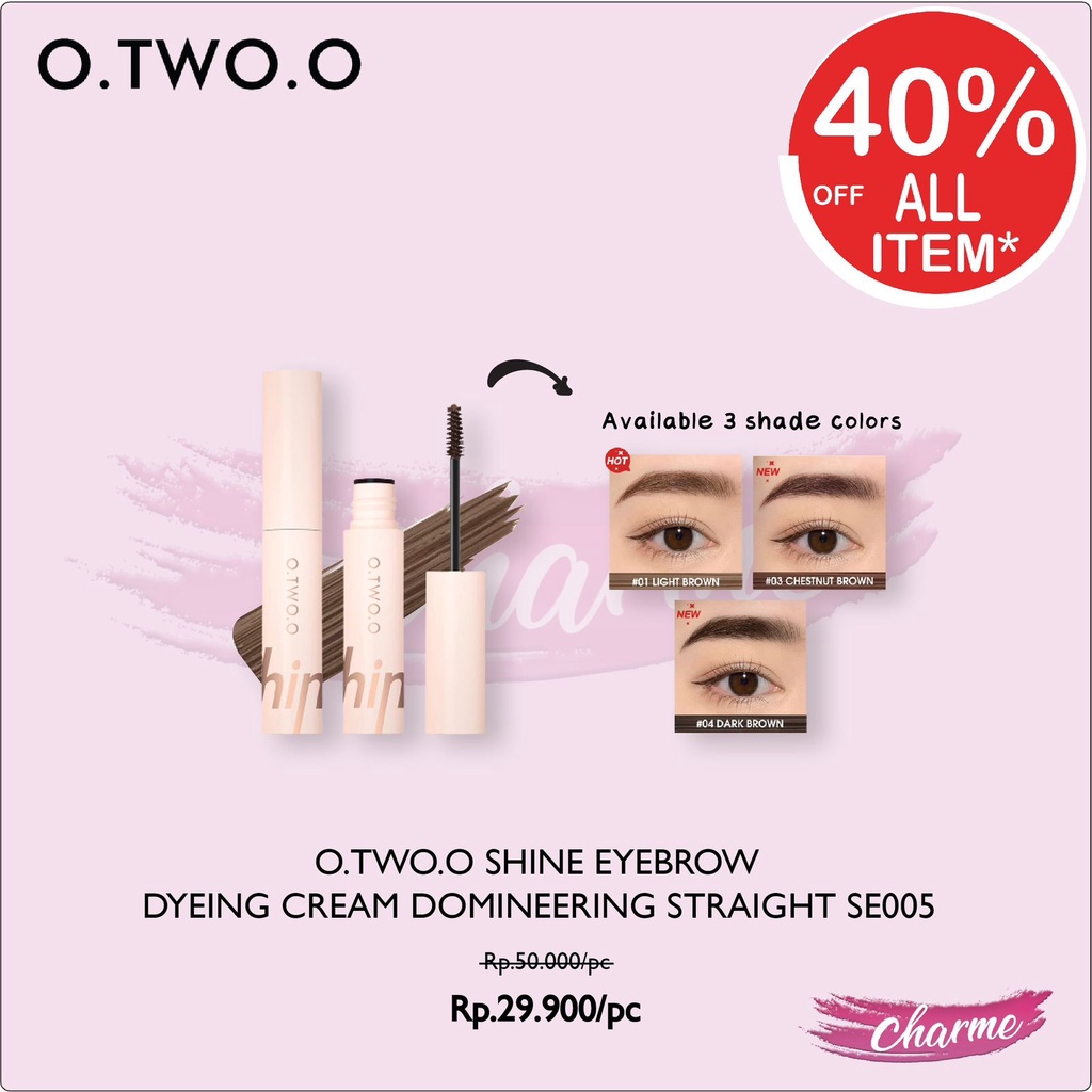 Jual (READY & ORI) O.TWO.O Otwoo Shine Eyebrow Dyeing Cream Domineering Straight SE005 | Shopee ...