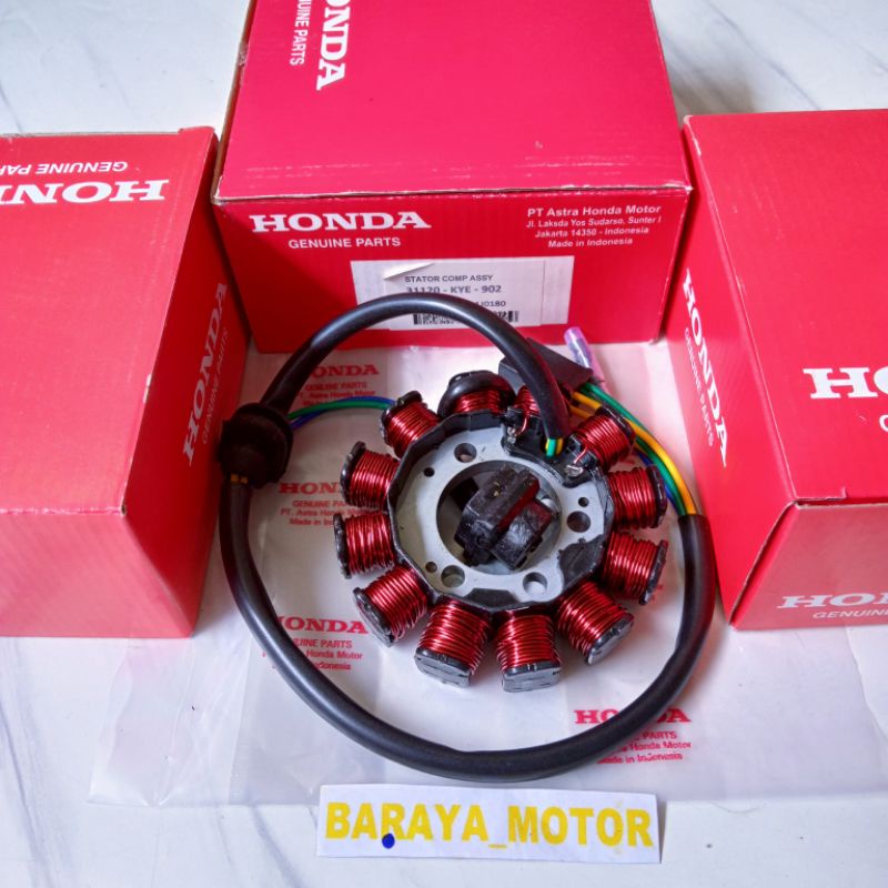 Jual Spull Stator Assy Honda Megapro New Monoshock KYE HGP | Shopee Indonesia