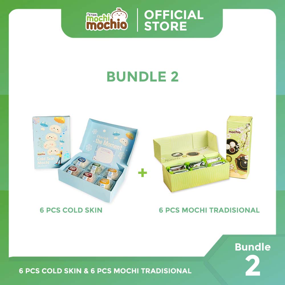 Jual Tetsin Mochi Mochio - Mochi Traditional 6 pcs & Cold Mochi 6 pcs ...