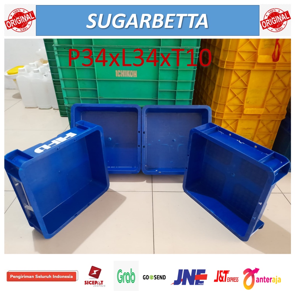 Jual Bak Plastik kotak keranjang rapat keranjang buah plastik box ...