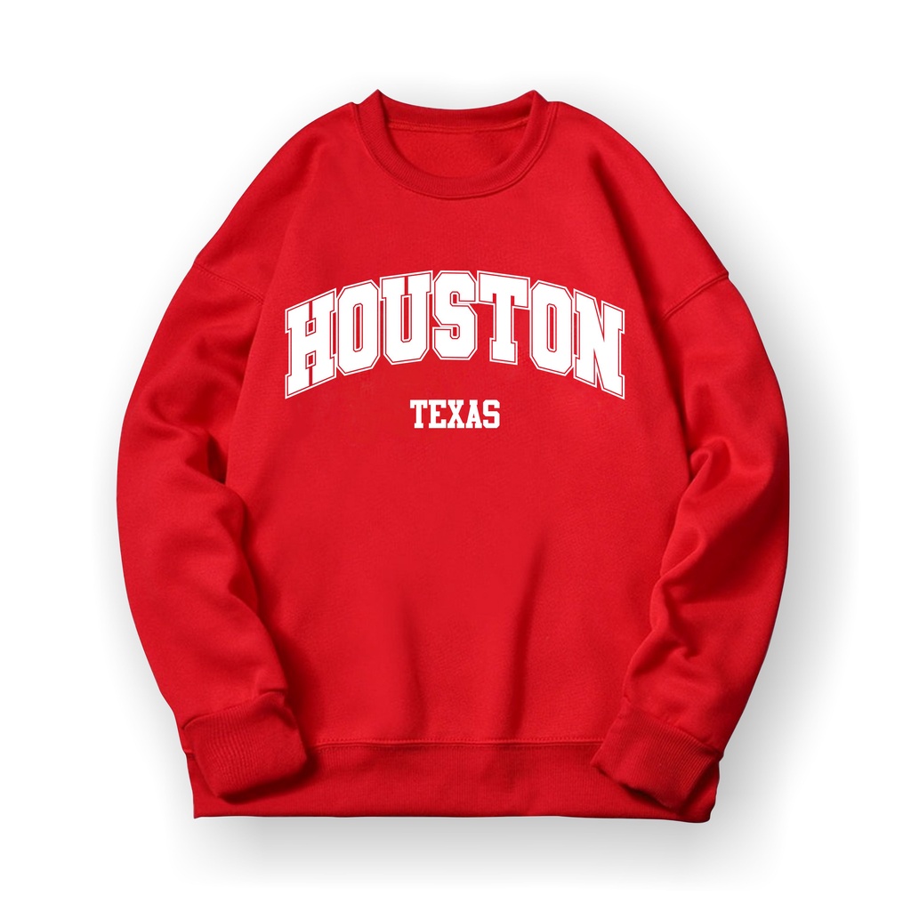 Jual HOUSTON TEXAS Sweater Crewneck Print DTF II HOUSTON TEXAS ...
