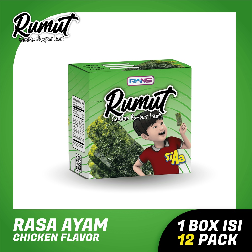 Jual Rumut Goreng Rasa Ayam 4gr - Rumput Laut Goreng Praktis Rendah ...