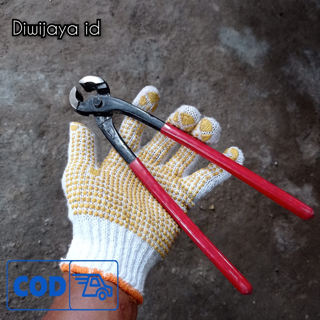 Jual Tang Penjepit Kawat Bendrat / Gegep Tukang Bangunan 10 Inc - Alat ...