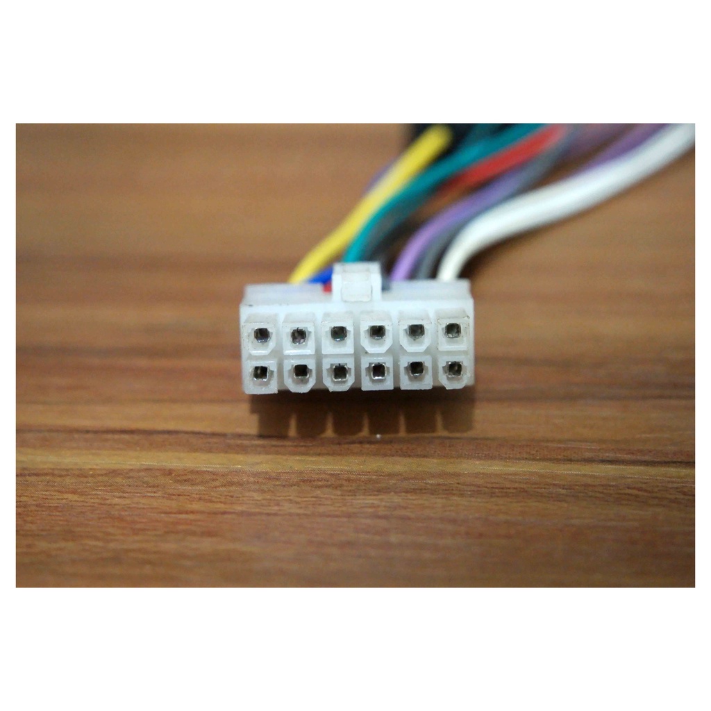 Jual Socket Konektor Headunit Single Din 12 PIN | Shopee Indonesia