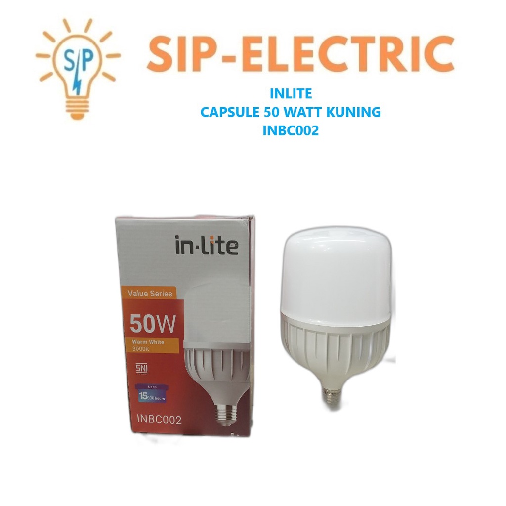 Jual INLITE LAMPU LED 50W KUNING 3000K IN LITE VALUE SERIES CAPSUL 50 WATT | Shopee Indonesia