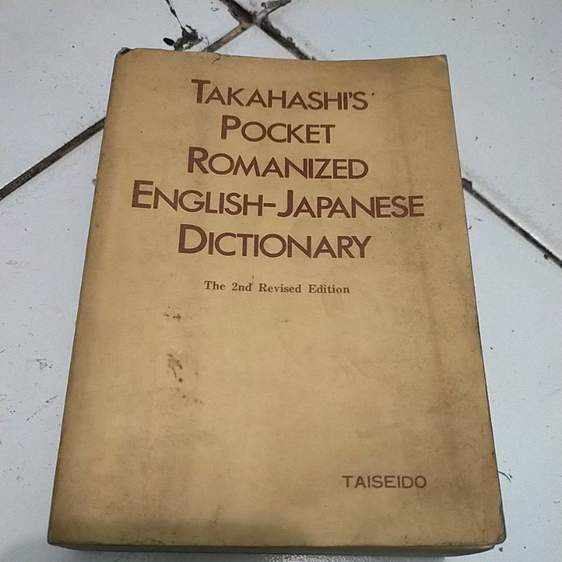 Jual ORI TAKAHASHI POCKET ROMANIZED ENGLISH JAPANESE DICTIONARY ...