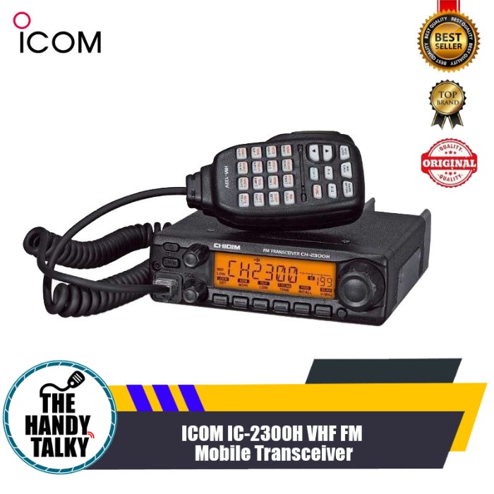 Jual Icom IC-2300H Vhf Mobile Transceiver Radio Rig Icom IC 2300H Vhf ...
