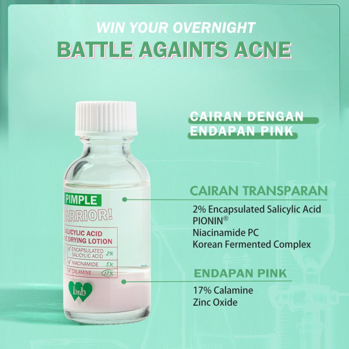 Jual BNB barenbliss Pimple Warrior! Salicylic Acid Acne Spot Treatment ...