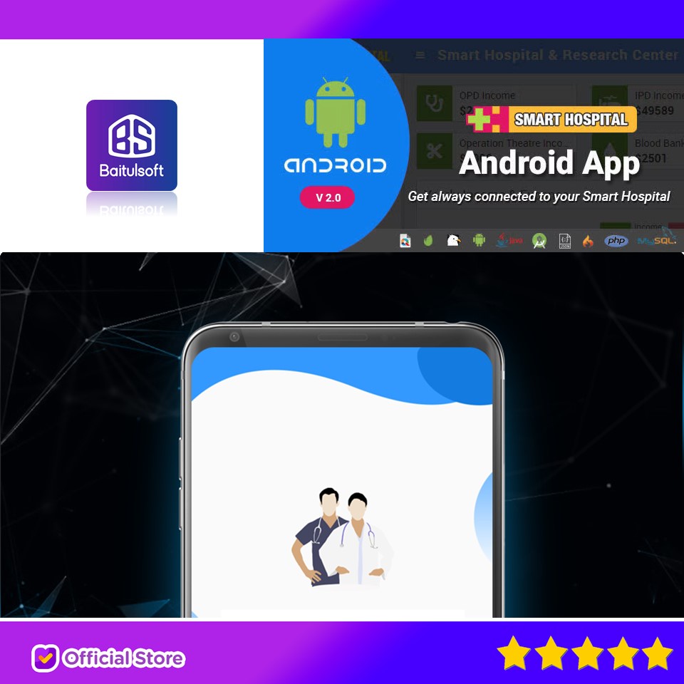 Jual SOURCE CODE APLIKASI SMART HOSPITAL ANDROID APP - MOBILE APPLICATION FOR SMART HOSPITAL ...