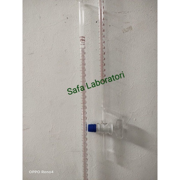 Jual Buret 25ml Kran Glass Pyrex | Shopee Indonesia