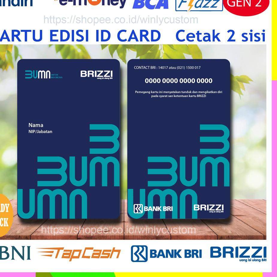Jual KARTU E MONEY ID CARD BRI BRIZZI NEW BUMN E TOLL KARTU PEGAWAI ...
