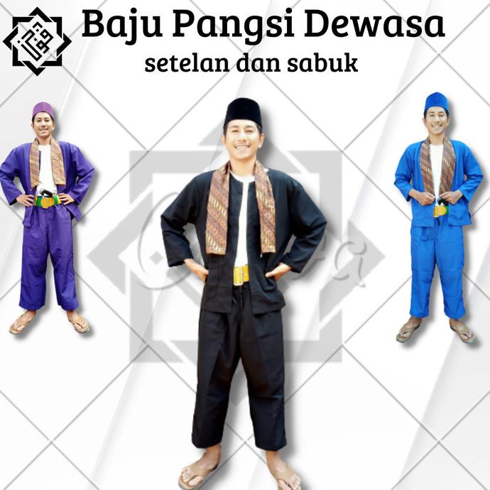 Jual Baju Pangsi Dan Sabuk Baju Pangsi Dewasa Baju Silat Baju Betawi ...