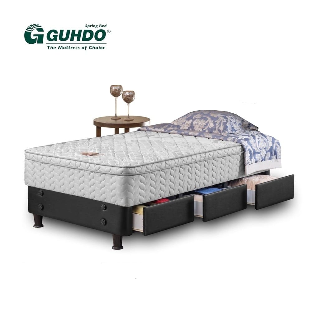 Jual Springbed Guhdo Drawer Bed Standard Plush Top/ Kasur Guhdo Drawer Bed Standar Plush Top ...