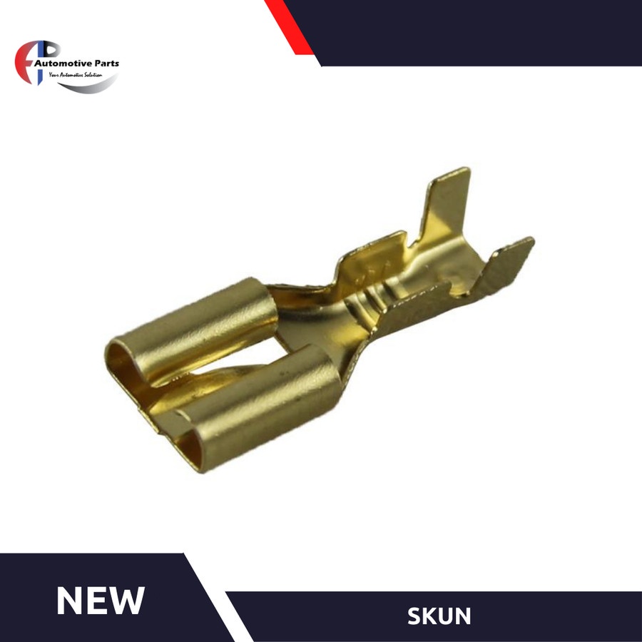 Jual TERMINAL SKUN KABEL KUNINGAN GEPENG JANTAN BETINA MALE FEMALE ...