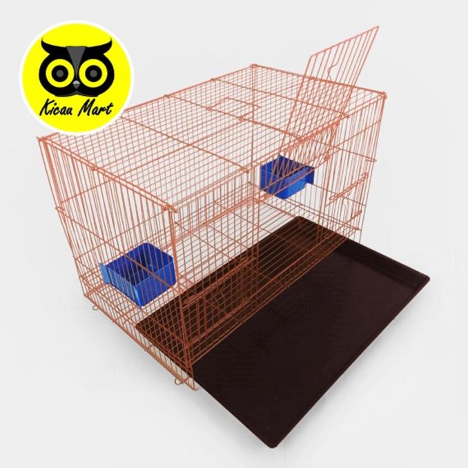 Jual Kandang Sangkar Lipat Besi Umbaran Anjing Kucing Burung Medium M ...