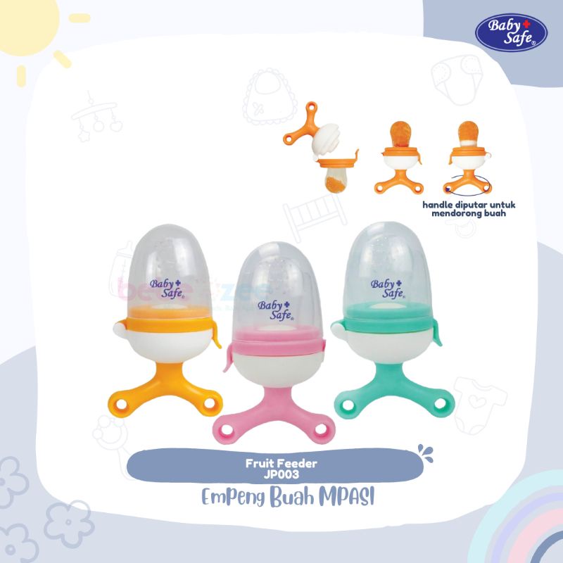 Jual Baby Safe Fruit Feeder JP033 Empeng Teether Dot Buah Gigitan Bayi MPASI Anak | Shopee Indonesia