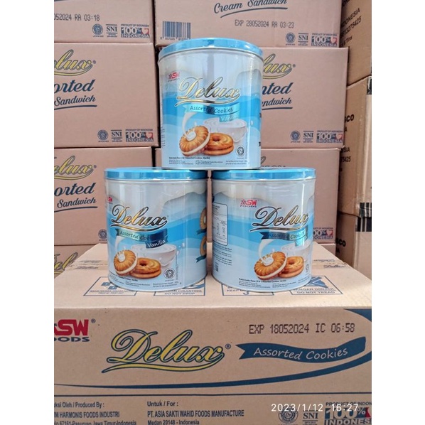 Jual Hatari Delux Assorted Cookies Kaleng Bulat 350gr | Shopee Indonesia