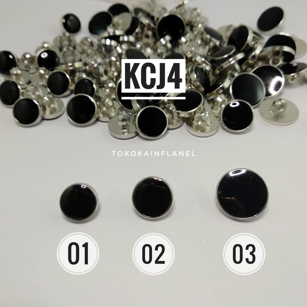 Jual Kancing Jamur Hitam Ring Silver KCJ4 (per Bungkus 10 gr) | Shopee ...