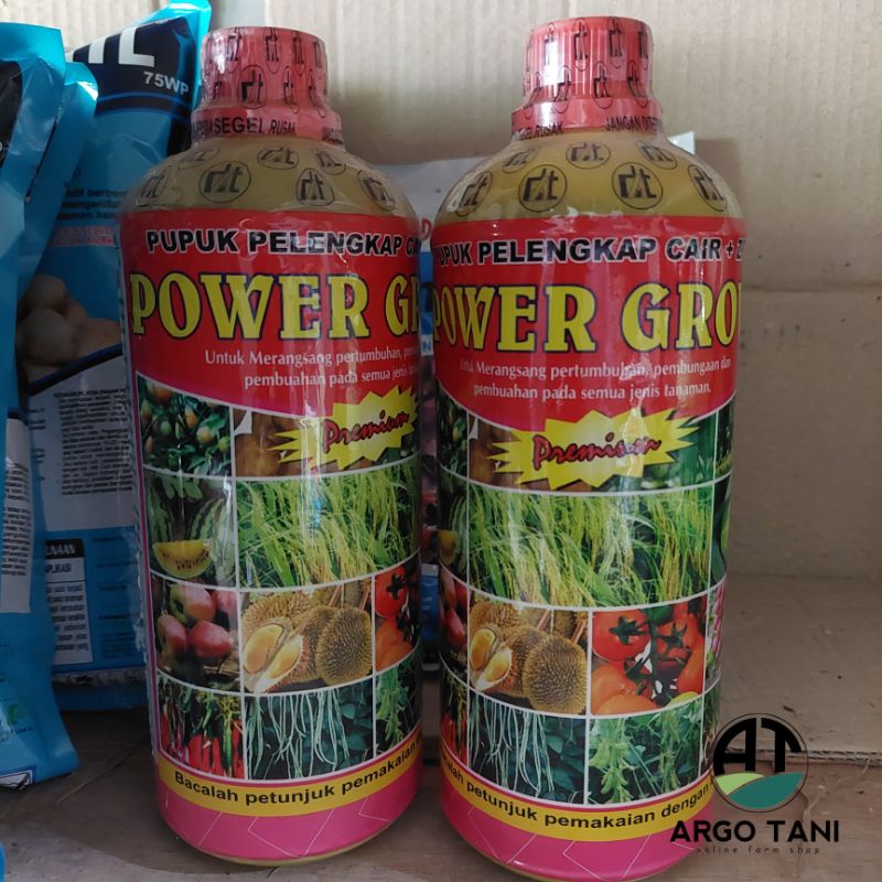 Jual POWER GROW , Pupuk pelengkap + ZPT , 1 LITER | Shopee Indonesia