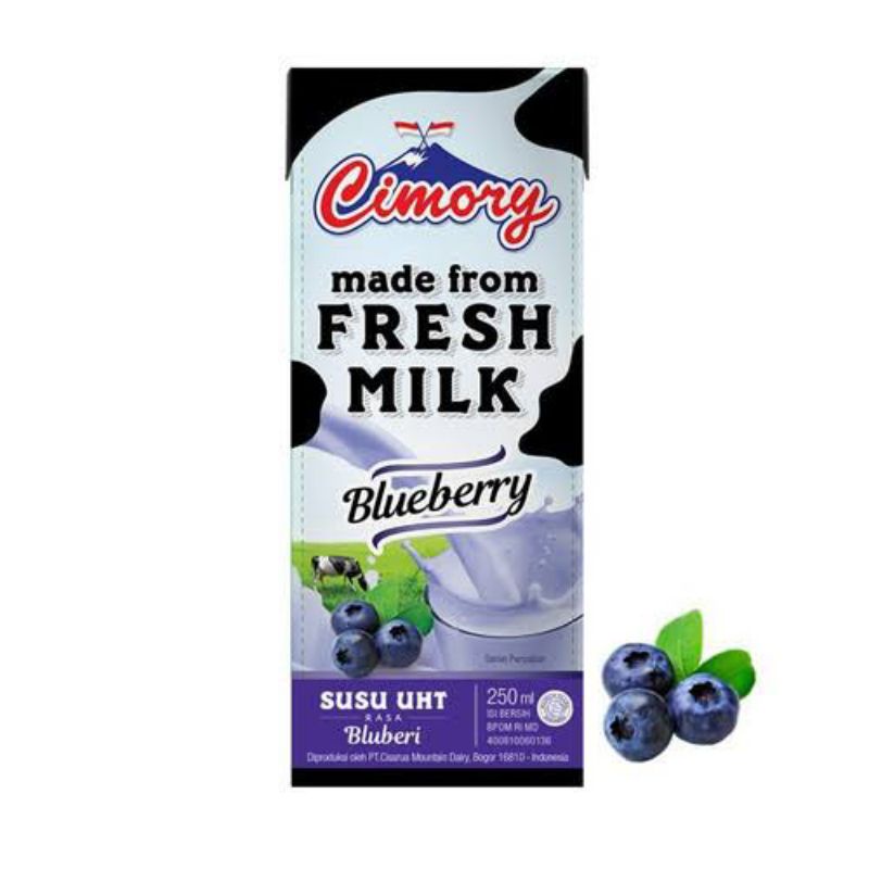 Jual Cimory UHT Yoghurt Drink Blueberry 200ML | Shopee Indonesia