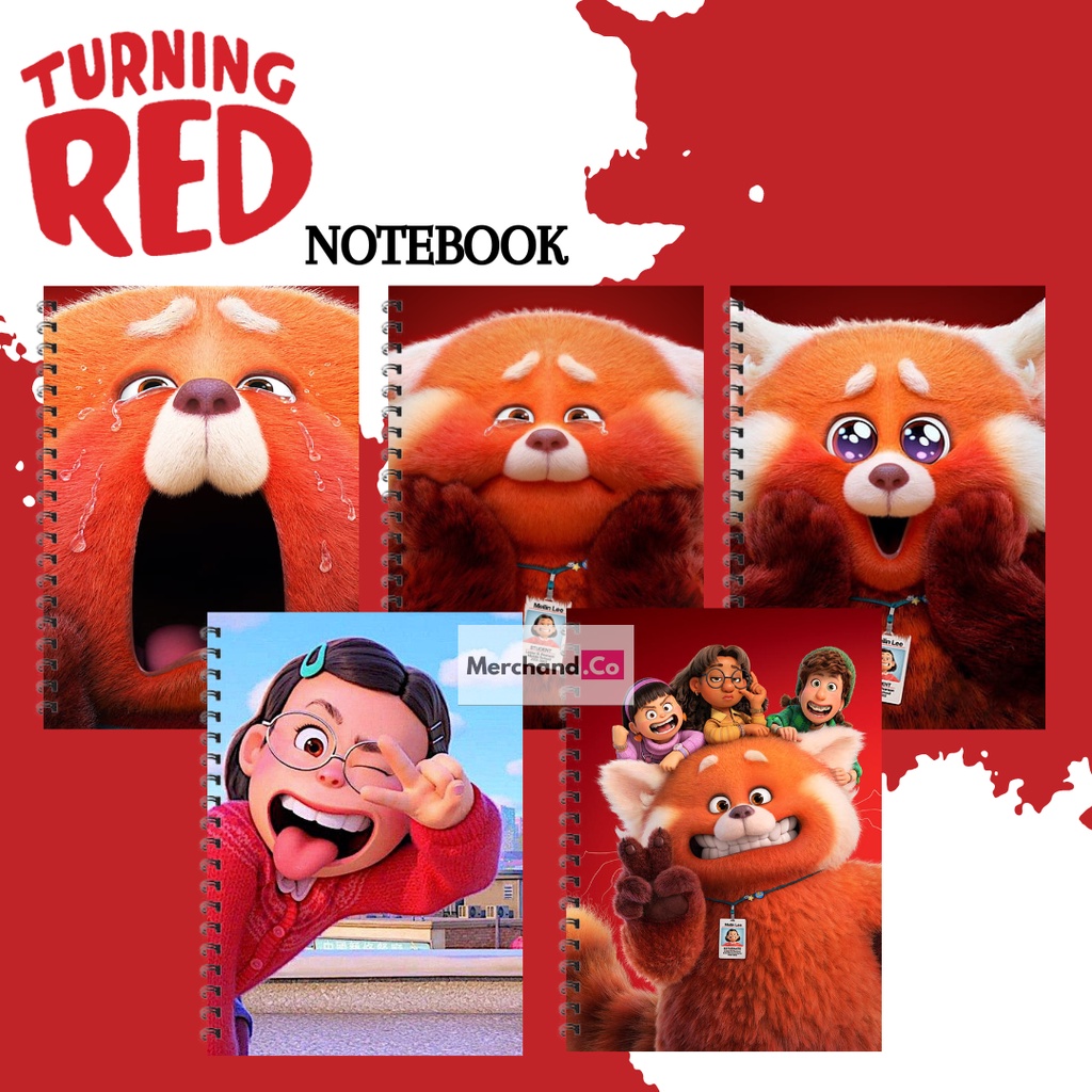 Jual A5 / notebook turning red / notebook / turning red / buku tulis ...