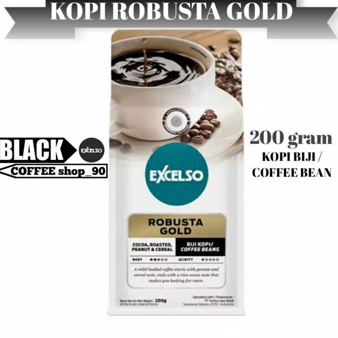 Jual BANTING HARGA Kopi Excelso Robusta Gold 200 Gram (biji kopi/coffee ...