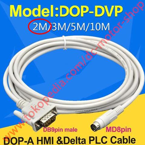 Jual DOP - DVP Cable Interface Delta HMI Touch Panel DOP to DVP PLC ...