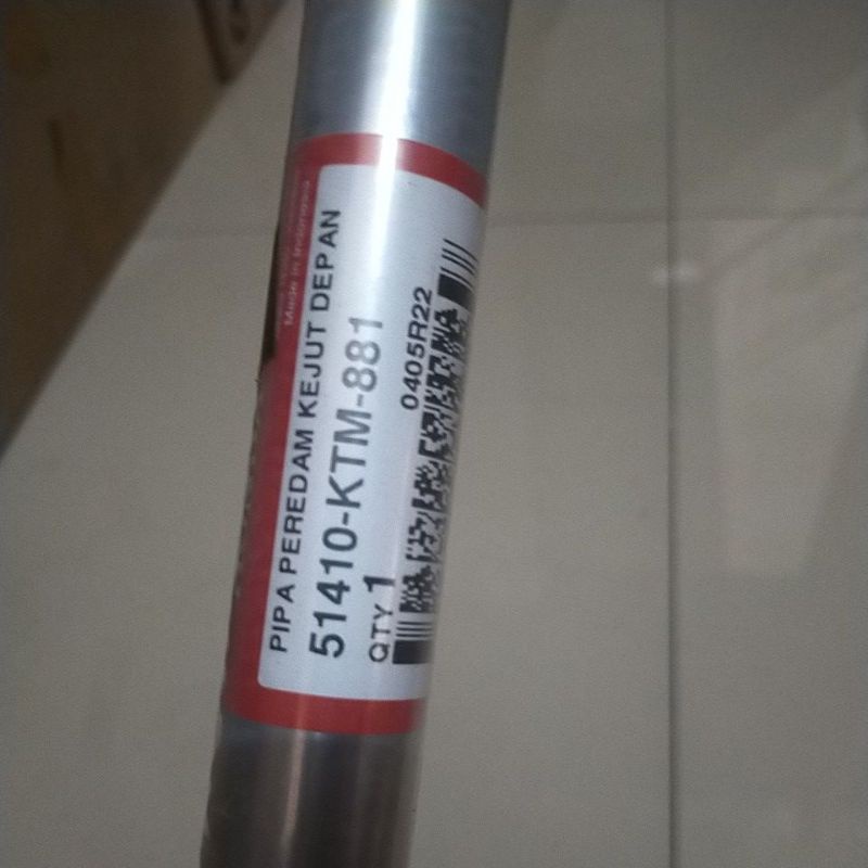 Jual 51410-KTM-881 HGP AHM 100% ORIGINAL PIPA AS SHOCK SKOK DEPAN SUPRA ...